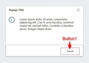 Power Apps - How to create a responsive popup message box