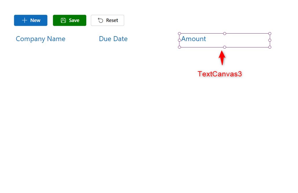 Power Apps - How to create an editable table