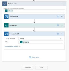 Power Automate - Translate Languages in Bulk